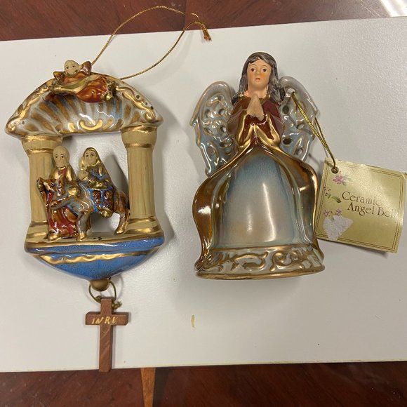 Holiday | Vintage Christmas Ceramic Ornaments Nativity Scene Wangel ...